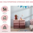 Free Shipping! Qaba 29.5" 3 Tier Kids Storage Unit Dresser Tower, Pink ...