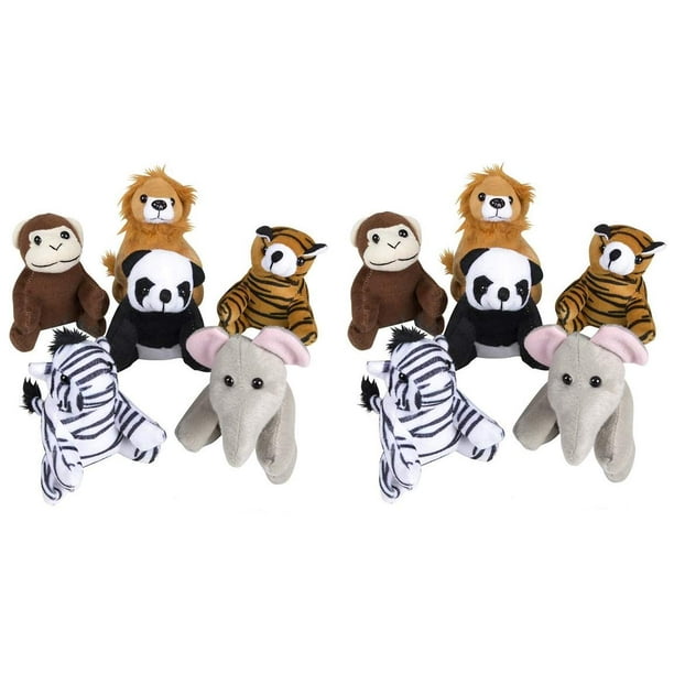 Adventure Planet 5-inch Zoo Animal Plush (Bulk Pack of 12 Pieces ...