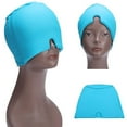 Headache Relief Cap,migraines Cold & Hot Therapy 360 Degree Compression ...