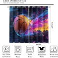 Basketball Blackout Curtains for Home Decor, Cool Basketball Curtains ...