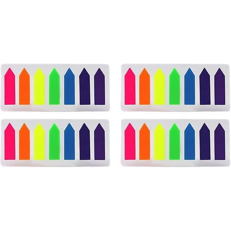 Index Tabs With Ruler 7-color Flat End Sticky Notes Flags Tabs Book ...