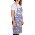 Mainstays Chef Kitchen Apron, 28" x 32" Coffee Cotton Bib Apron with ...