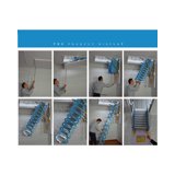 INTSUPERMAI Ceiling Hidden Stairs Telescopic Hatch Ladder Carbon Steel ...