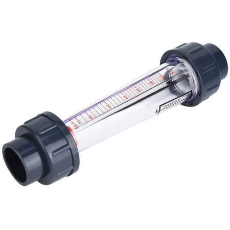 Pipe flow meter, 60-600 l/h ABS plastic pipe flow liquid flow meter LZS ...