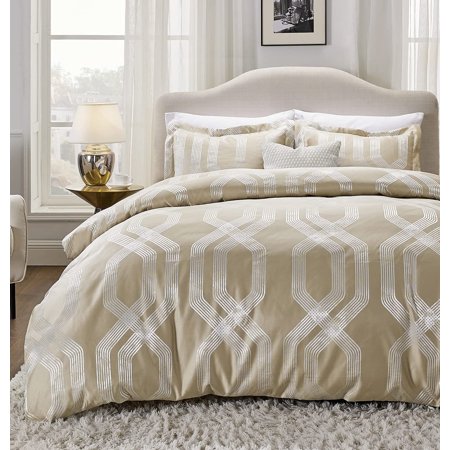 Bedsure Duvet Covers Queen Size - Gold Duvet Cover Queen, Geometric ...