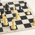 Sterling Games Chess Mat and Chess Pieces Set 20" x 20" Roll Up Vinyl ...