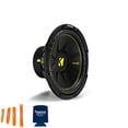 Kicker 12 Inch Bass Bundle 2 44CWCS124 Subwoofers with CXA8001 and amp ...