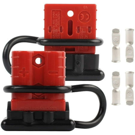 MODIGT 2pcs 50A DC 6-12 Gauge Battery Quick Connect Plug Wire Harness ...