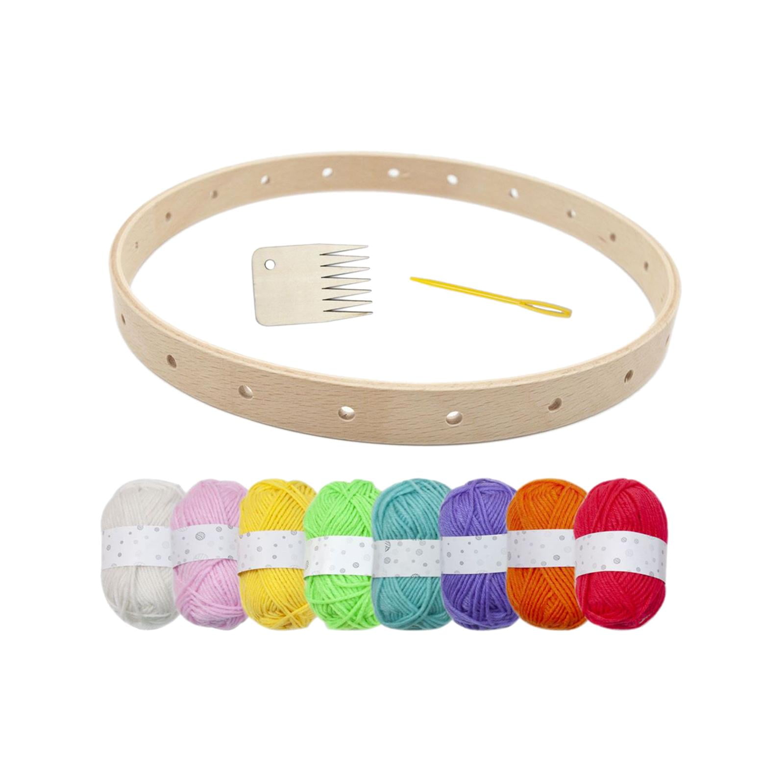 Weaving Loom Set Round Craft Knitting DIY Tapestry Household Mini Loom ...
