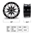 20" Wheel Rim for Mercedes Benz S63AMG S320 S350 S400 S450 S500 S550 ...