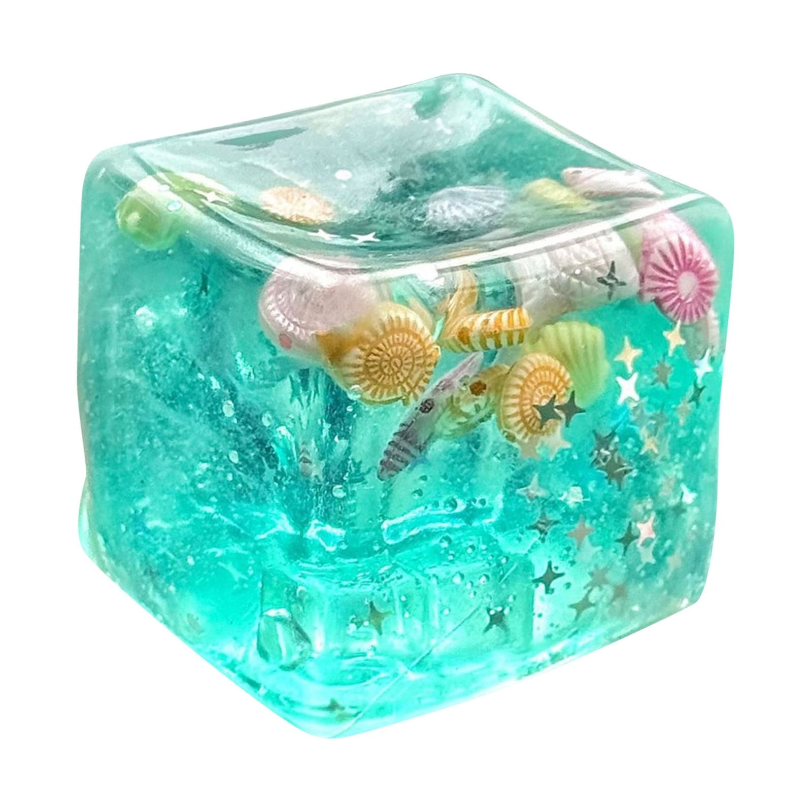 Click here for Need0h Needos Square Transparent Glitter Squish To... prices