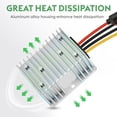 20A 240W Golf Cart DC 18V 20V 24V 36V 48V Step Down to DC 12V Converter ...