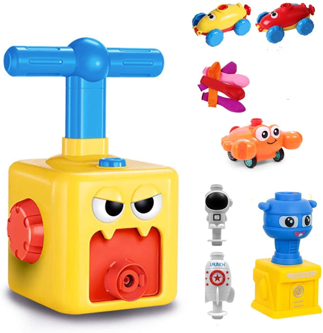 Balloo-n Powered Launch Car, Balloon Powered Car Children's Science Toy ...