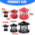 Waterproof Street Lamp Lawns Ornament 360 Degree Rotating Lamp Plastic ...