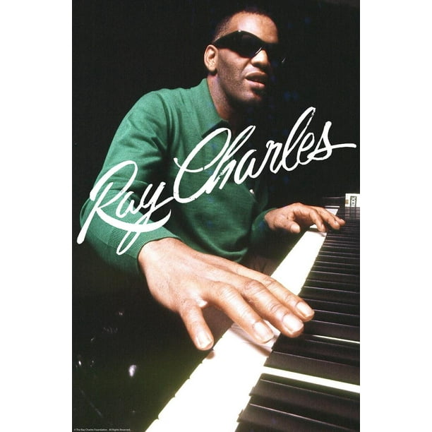 Ray Charles Signature Music Thick Paper Sign Print Picture 8x12 ...