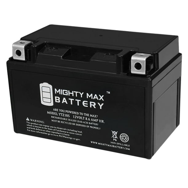 YTZ10S 12V 8.6AH Replacement Battery for Yuasa YTZ10S Battery - Walmart ...