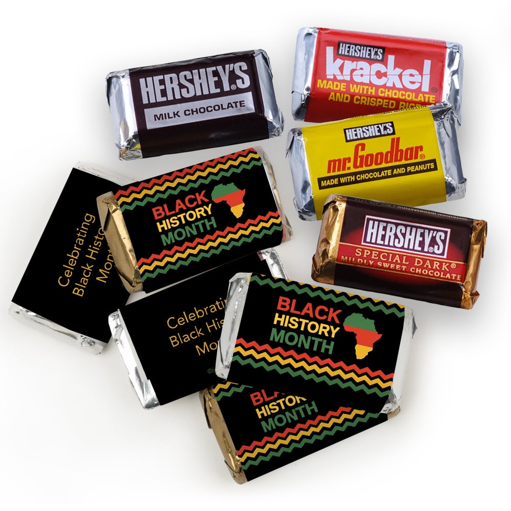 100 Pcs Black History Month Candy Chocolate Mix (2lbs; approx. 100pcs ...