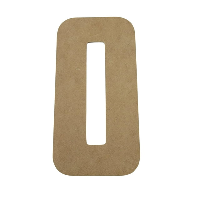 12" Wooden Superhero Letter O Unfinished, American Captain Font, Craft ...