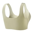 ATOYSOY Womens Everyday Seamless U Neck Wireless Bra Solid Color Wide ...