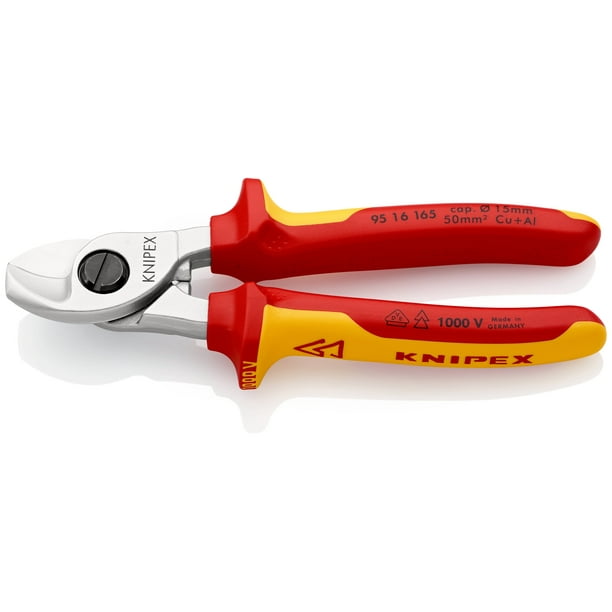 KNIPEX 95 16 165 Cortacables aislados con fundas en dos componentes ...