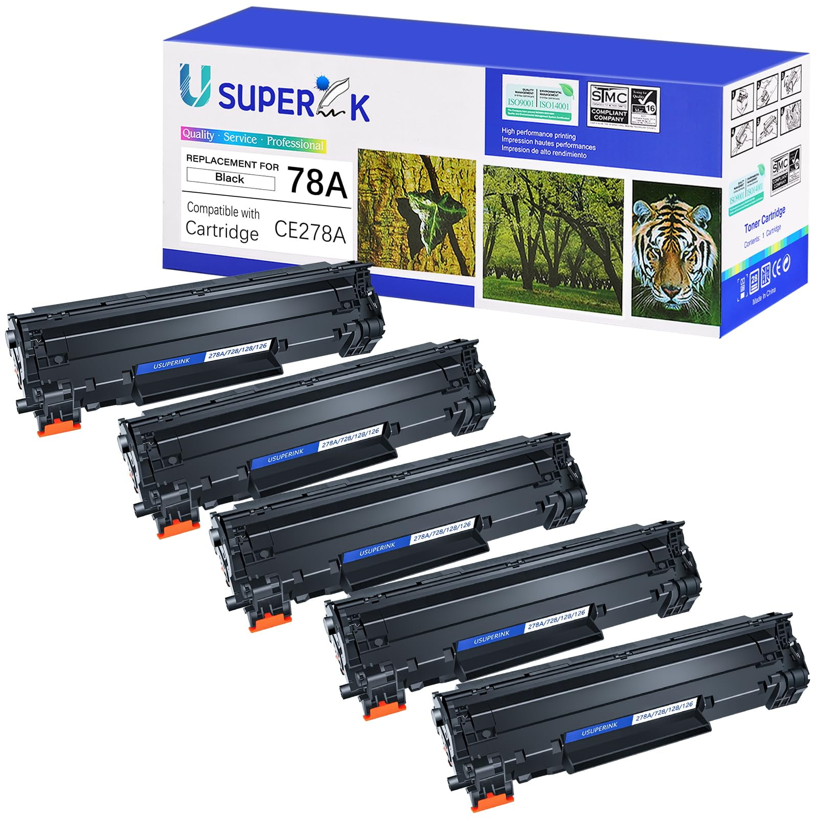 Click here for Superink 5 Pack Compatible Black Toner Cartridge R... prices