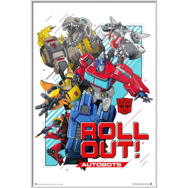 Transformers - Framed TV Show Poster (Roll Out! - Autobots) (Size: 24 ...