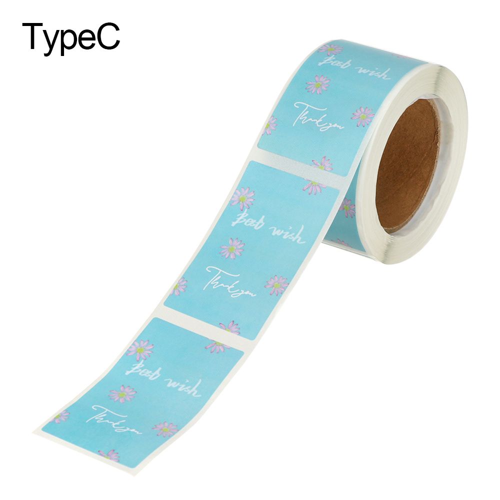 200/300PCS Rectangular Stationery Packaging Decor Best Wish Thank You ...