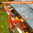 Gutter Cleaning Tool with Threaded, Gutter Cleaner, Mini Rake, Clean ...