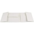 O'Creme Sturdy White Square Cake Box 8x8x5 Inch, Scalloped Window ...