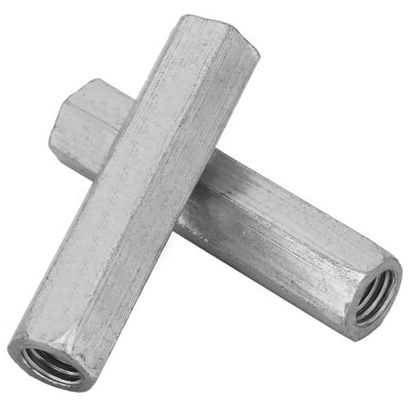 Margot Carbon Steel M10*60mm Long Rod Nut Hexagonal Nut Spacer Thread ...