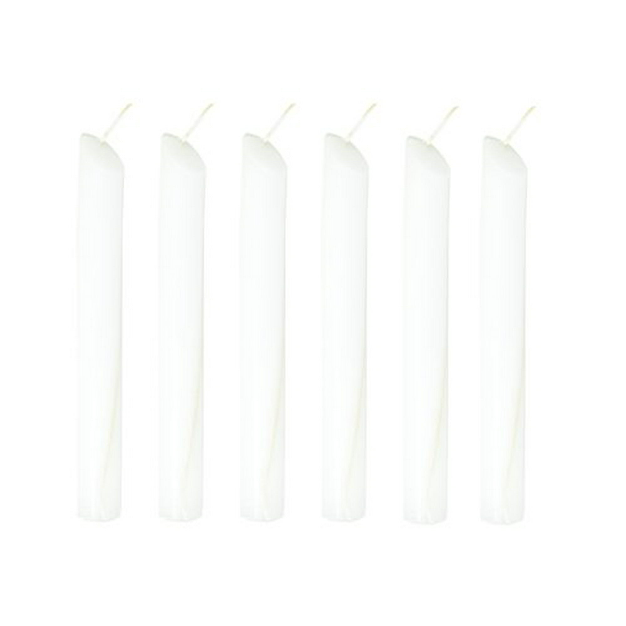 Click here for Drip Candle Solid Color Dripping Candle 6 Pack (Wh... prices