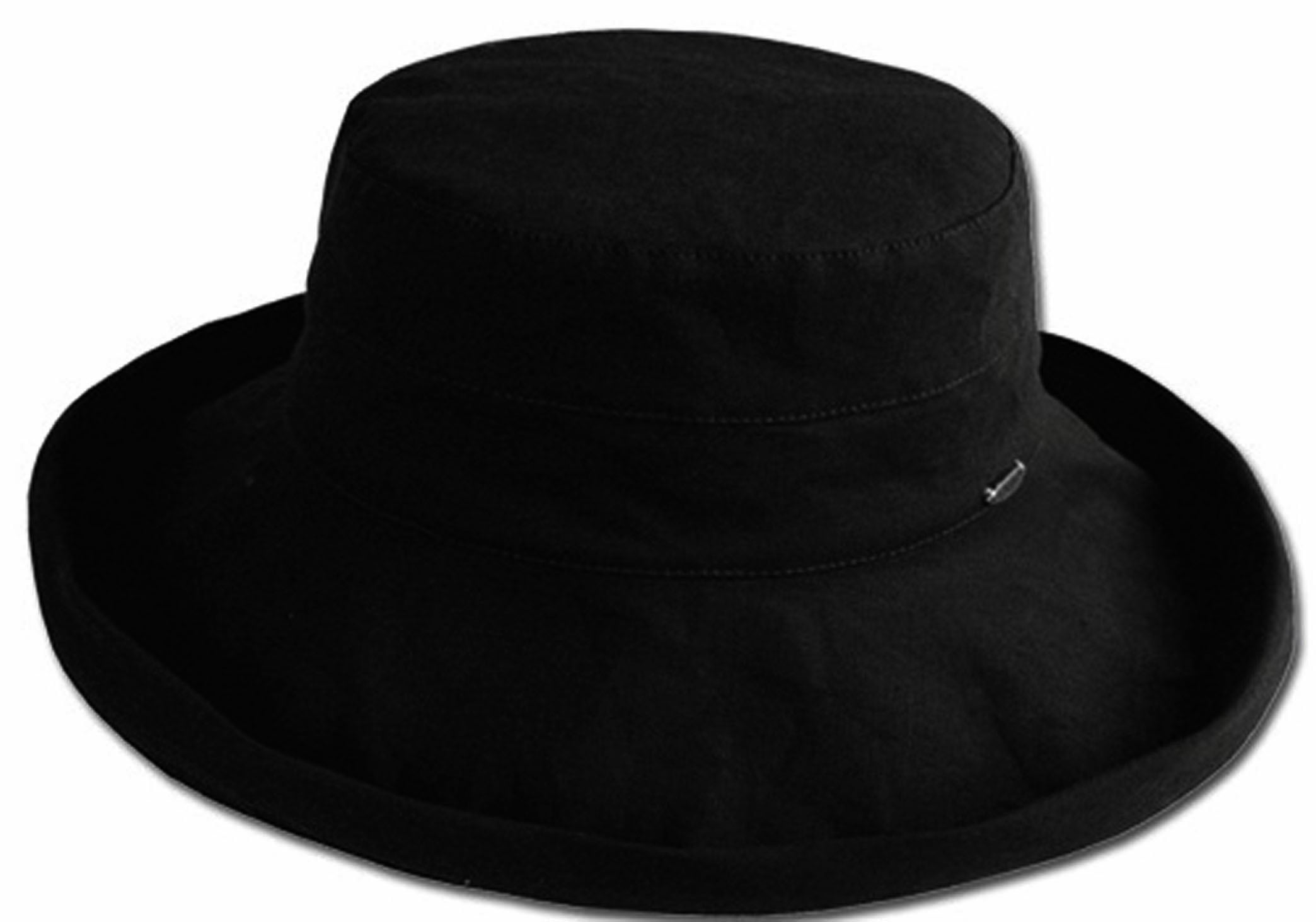 Sakkas Everyday Essentials Cotton Summer Hat - Black - One Size ...