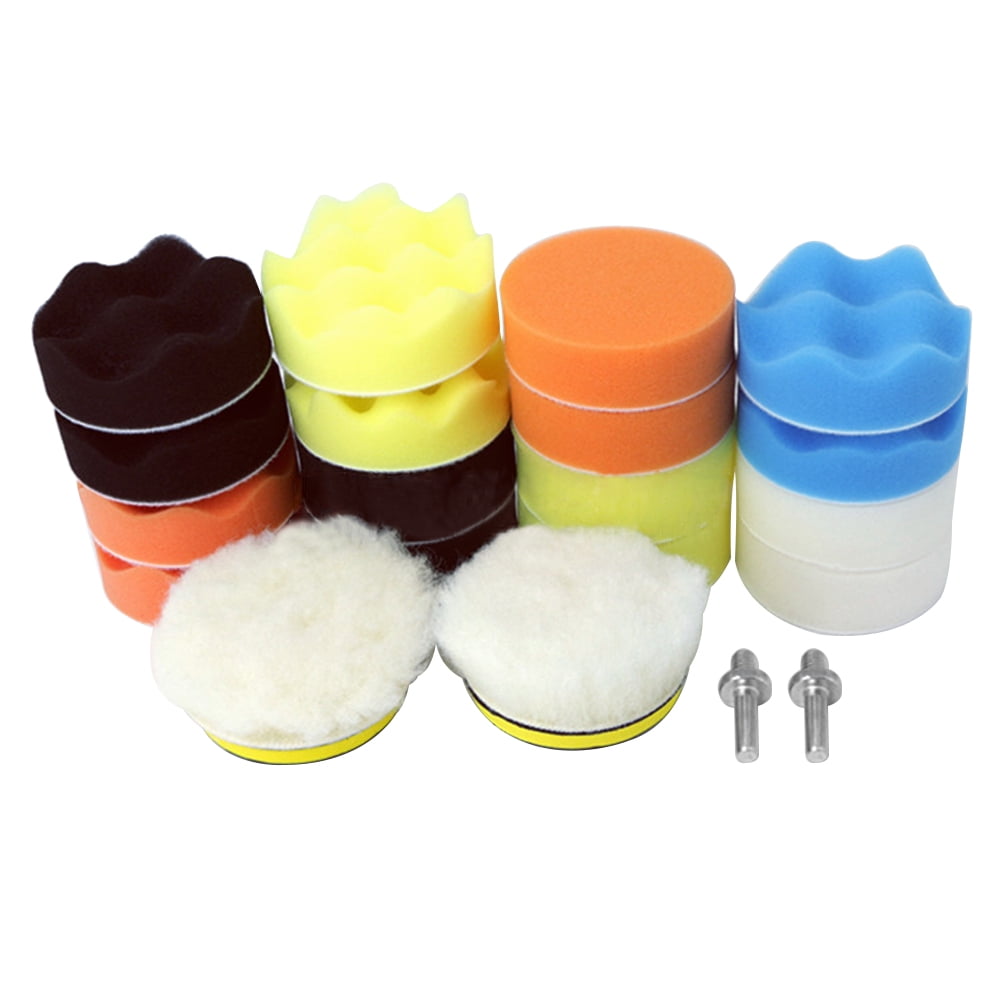SPRING PARK 22Pcs 3 Inch Car Foam Drill Polishing Pads Kit Auto Buffing ...