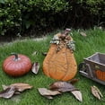 YK Decor Metal Pumpkin Harvest Fall Decor Set of 2, Thanksgiving ...