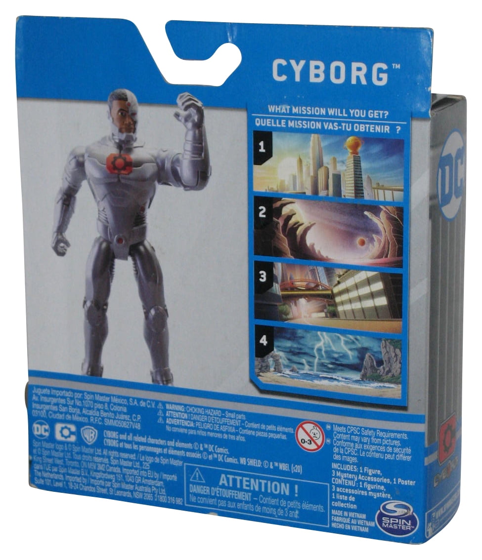 Dolls & Action Figures 2020 Spin Master DC Cyborg Heroes Unit 12 Action ...