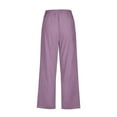 Boyscolos Pants for Women Linen Casual Summer Beach Vacation Straight ...