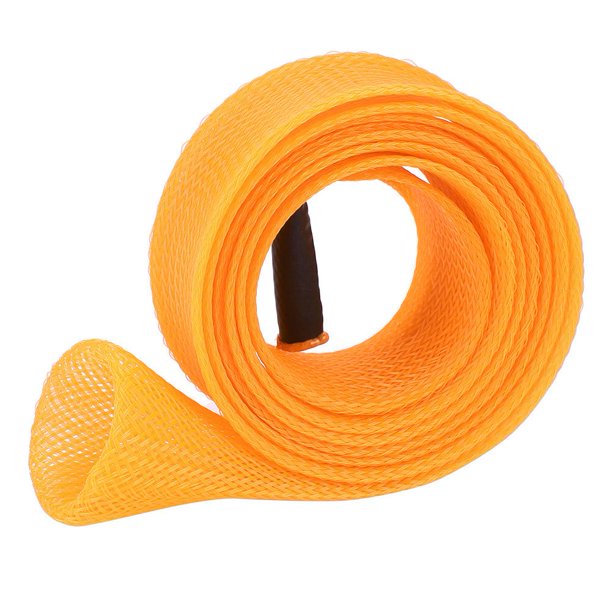 Mgaxyff Fishing Rod Sleeve, Braided Sleeve Expandable Casting Fishing ...