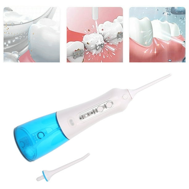 Water Flosser Teeth Cleaner, Water Oral Flosser Cordless 300Ml for ...