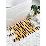 SELGRCE H·Y Tiger Shaped Soft Non-Slip Bathmat Area Rug for Bedroom ...