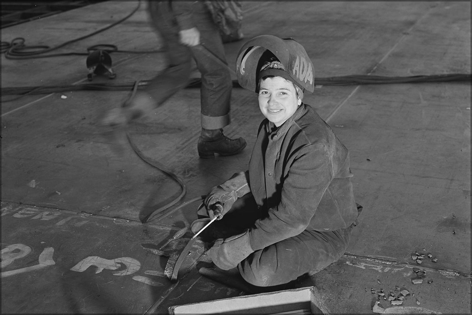 24"x36" Gallery Poster, A Wendy Welder (Rosie the Riveter) Richmond ...