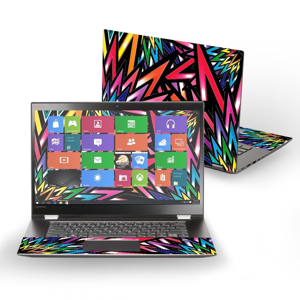 Skin Decal Wrap Compatible With Lenovo Flex 5 15" (2017) Color Bomb ...