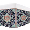 Bohemia Floral Bed Skirt California King Size 18 Inch Drop, Vintage ...