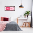 Stupell Industries Chill Pill Modern Pop Typography Painting Gray ...