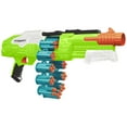 Tetrashot Green & White Dart Blaster W/ 98 Accu-Blast Darts & Dart Belt ...