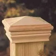 NextStone™ Faux Polyurethane Stone Post Cover Cap - Charcoal - Walmart.com