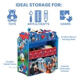 Disney Mickey Mouse Multi-Bin Toy Organizer by Delta Children - Walmart.com
