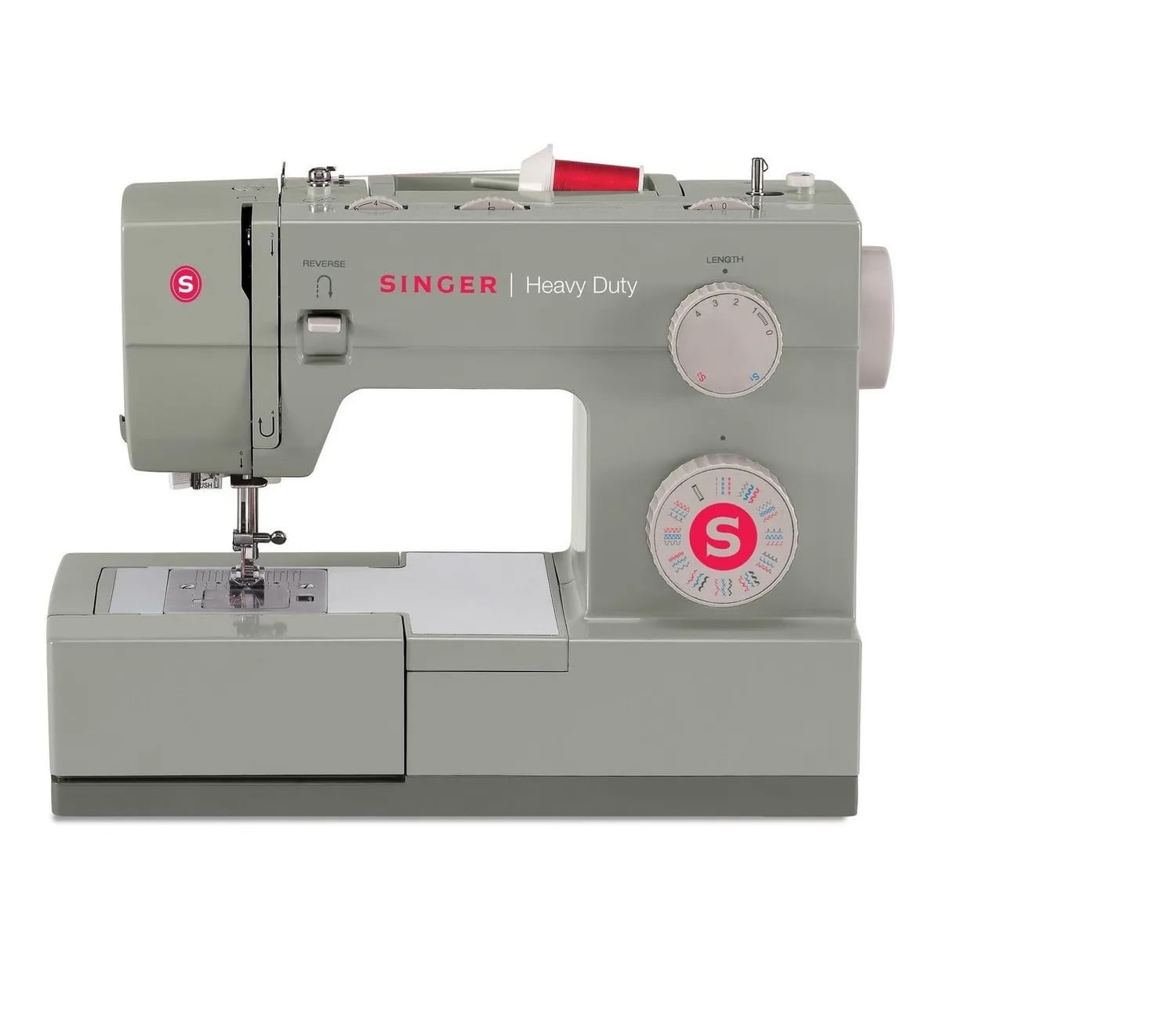 Máquina de coser Singer Heavy Duty 4452 gris 110V SINGER SINGER4452 ...