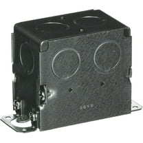 Hubbell Wiring Device-Kellems Box Cover, Floor Box Type, 2 Gang, Brass ...