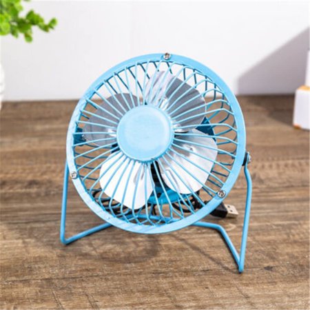 4 Inch Small USB Desk Fan,Mini Quiet Fan with Metal Construction ...