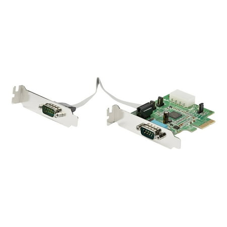 StarTech.com Replaced by PEX2S953LP - 2 Port Low Profile Native PCI Express Serial Card w/ 16950 ...